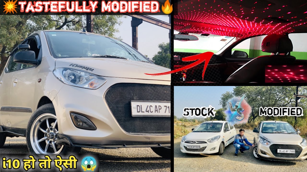 💥Hyundai i10 Tastefully Modified🔥 Loud Valvetronic Exhaust🔥Stock vs ...