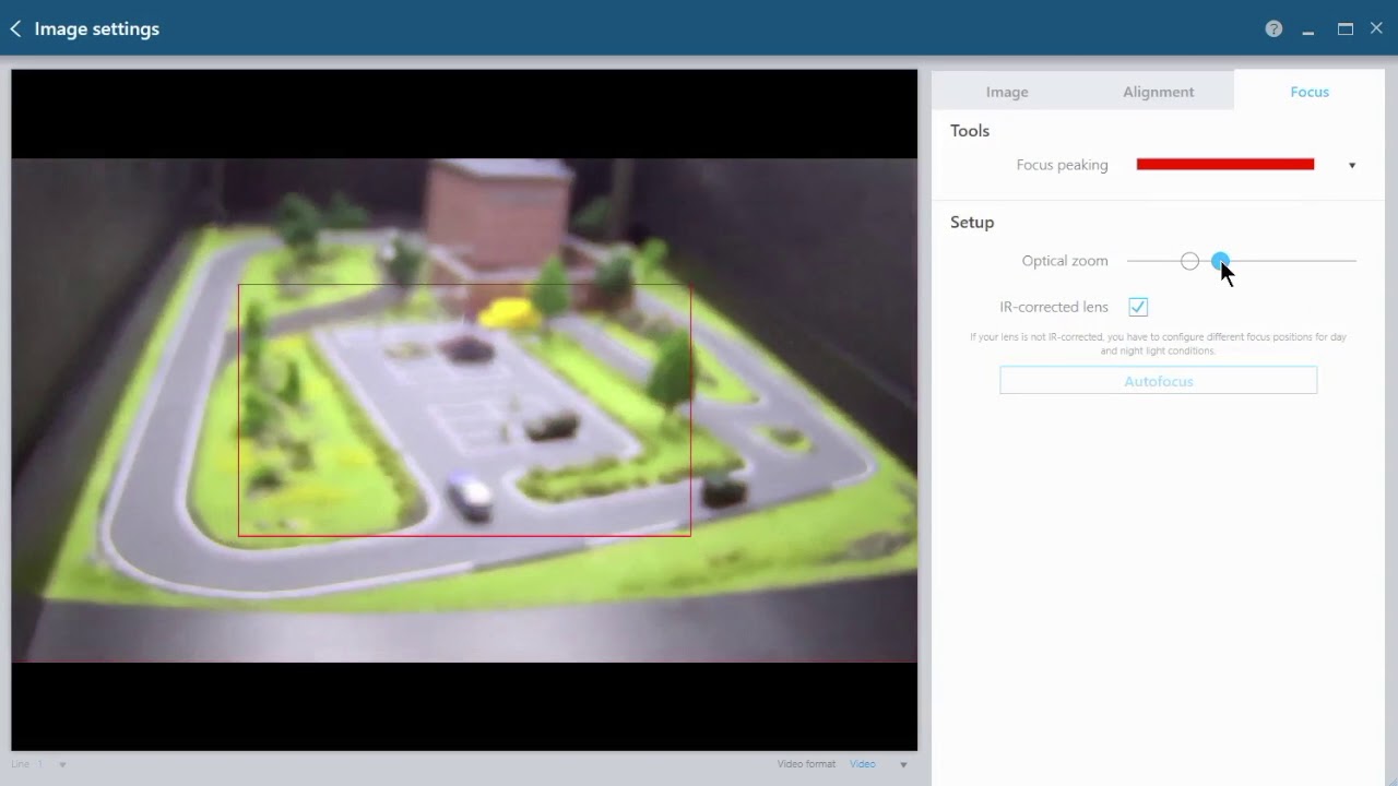 Bosch Security - Project Assistant software - Step 3c: Camera focus ...