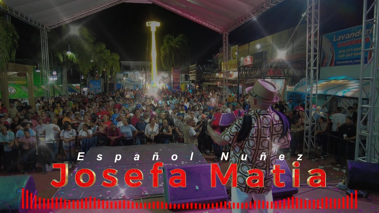 JOSEFA MATIA EN VIVO - ESPAÑOL NUÑEZ - YouTube