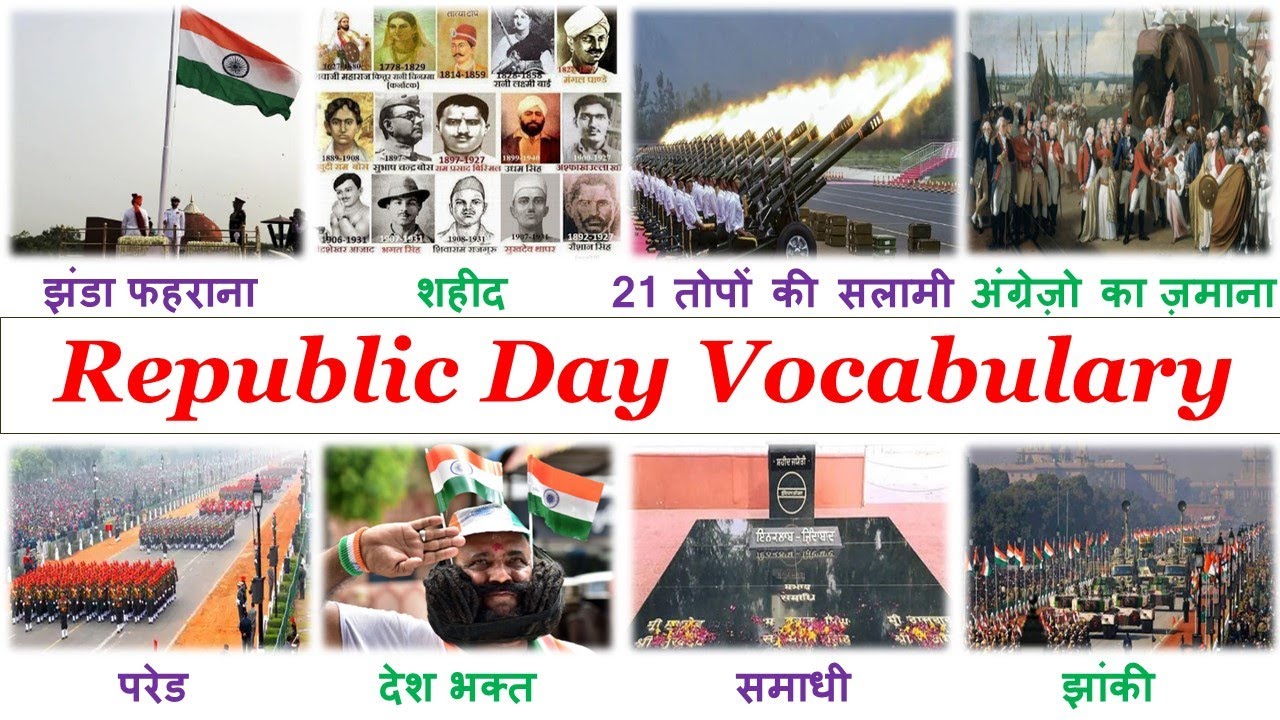 Republic Day Vocabulary | Republic Day Related Word Meaning | 26 ...