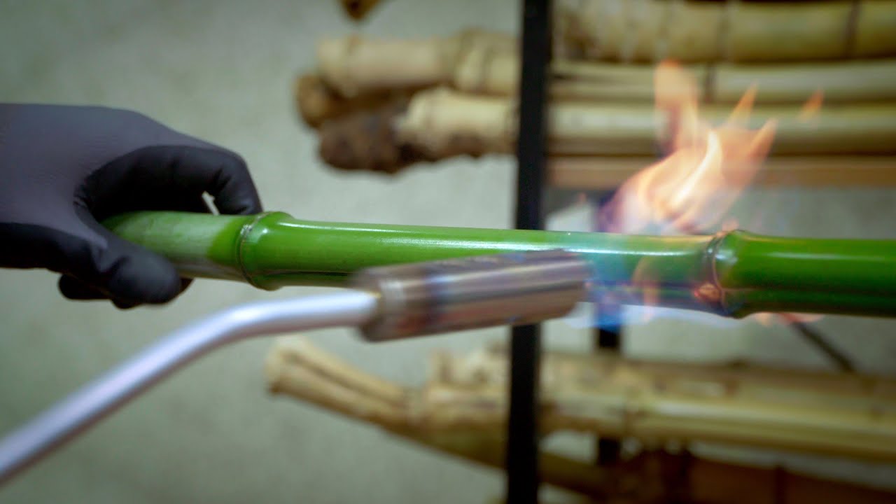 Process of making 'Daegeum', a traditional Korean wind instrument - YouTube