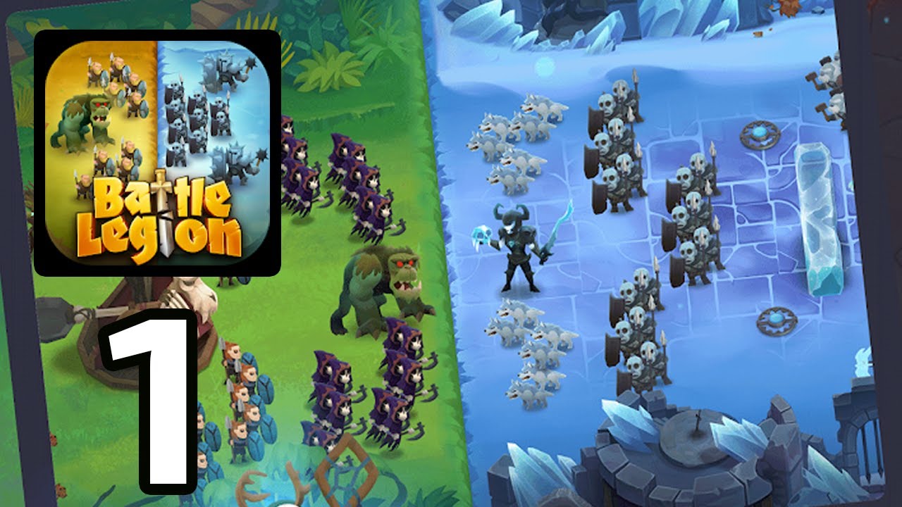 Battle Legion Gameplay Part 1 (Android,IOS) - YouTube