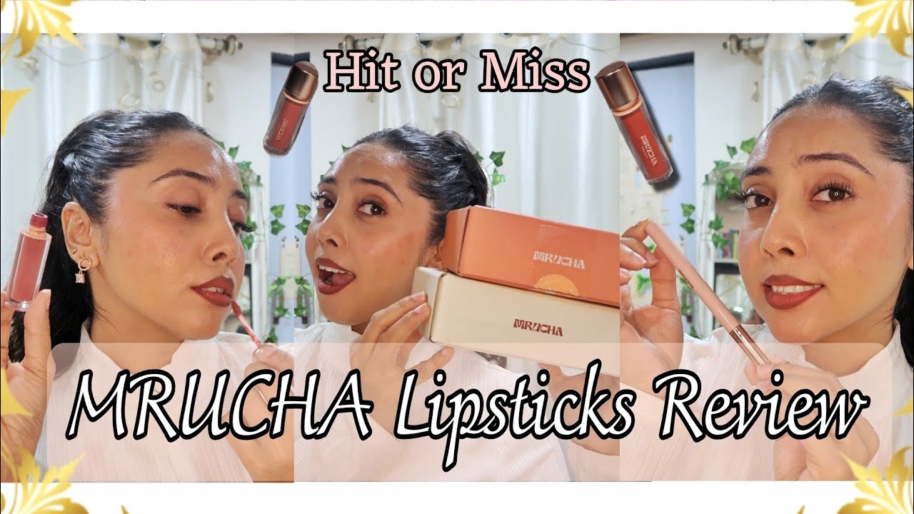 Trying MRUCHA Beauty Plush Pout Lipsticks and Lush Ink Markers | Review ...