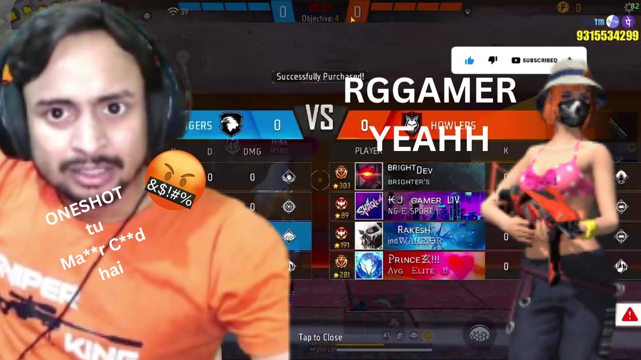 RG GAMER FULL ANGRY MODE ON 🤬 2-4 AFTER THIS MATCH 🤬🔥😂 @RGGamerLive VS ...