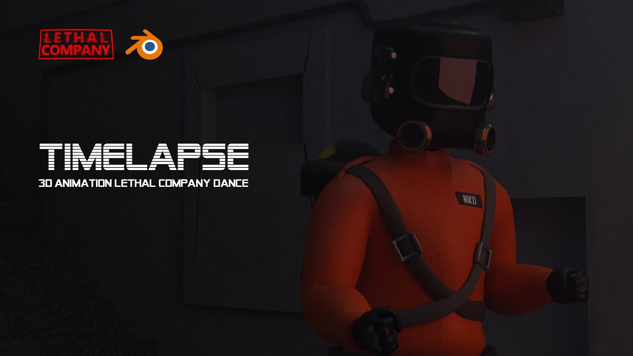 TIMELAPSE | 3D Animation Lethal Company Dance - YouTube