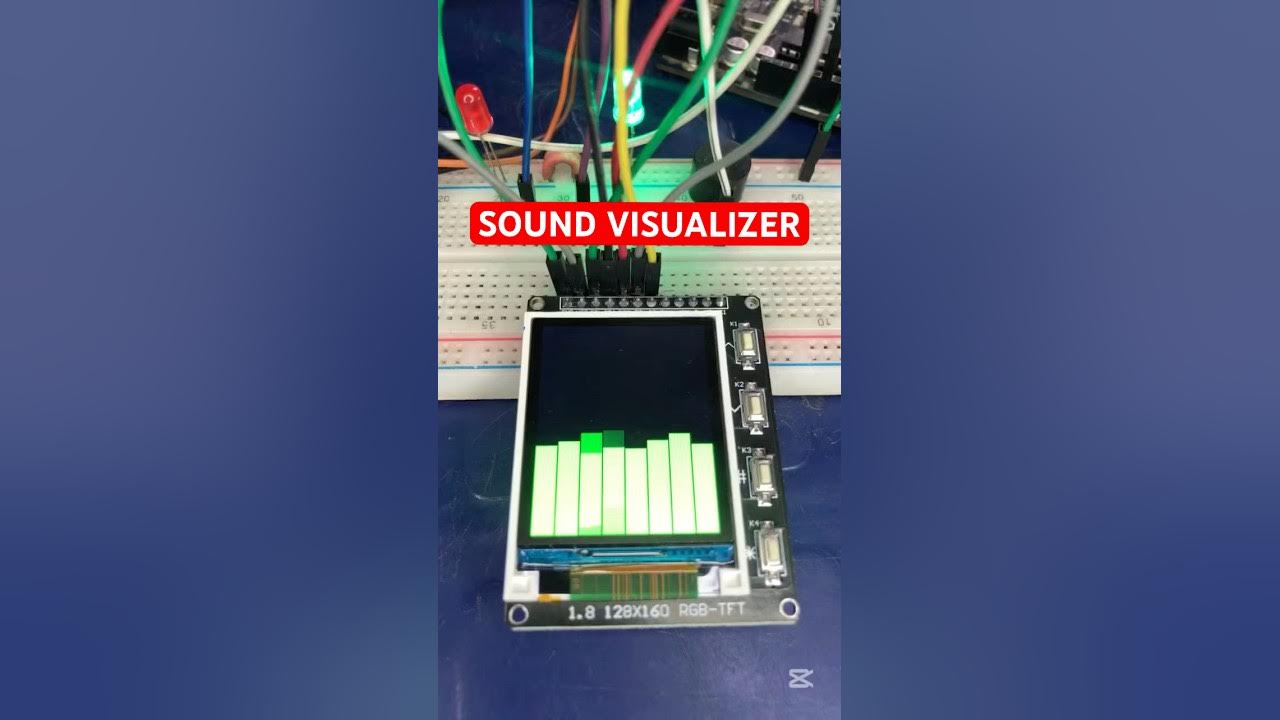 Sound visualizer 🎶 #arduino #diy #programming #technology - YouTube