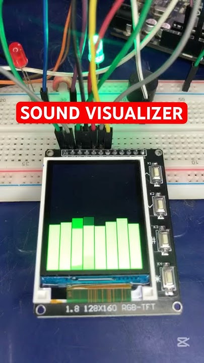 Sound visualizer 🎶 #arduino #diy #programming #technology - YouTube