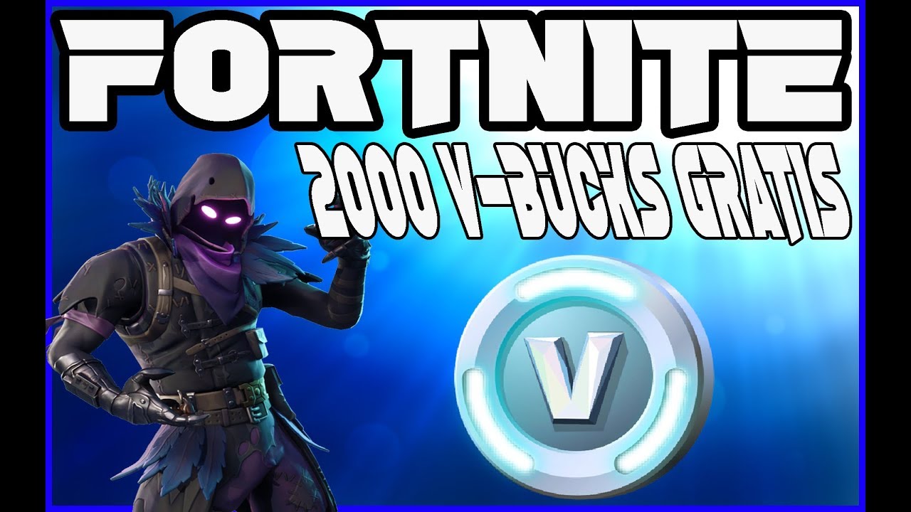 FORTNITE COMO GANHAR 2000 V-BUCKS GRÁTIS - YouTube