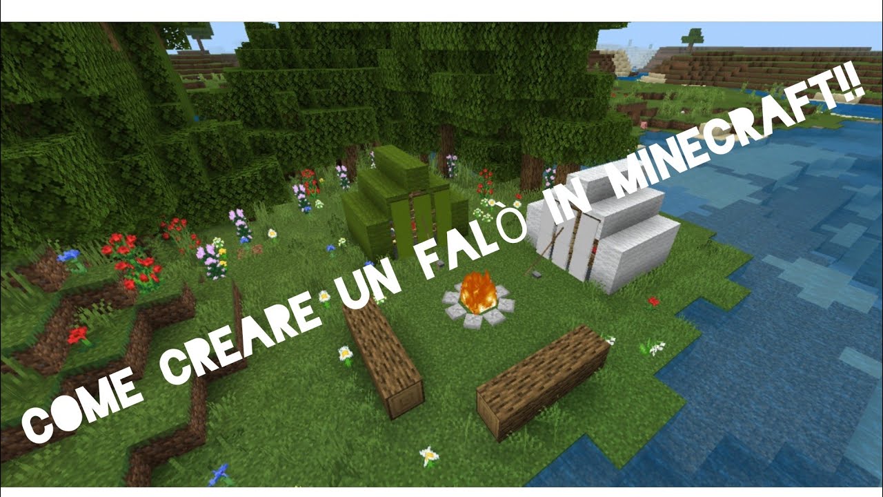 Come creare un FALÒ in MINECRAFT (tutorial ita) - minecraft ita - YouTube