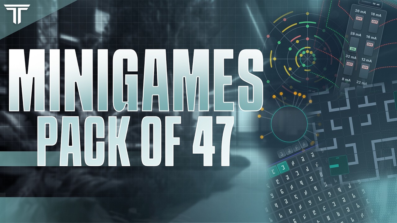 FiveM 40+ Minigames Pack | Hacking, Lockpicking, Electrician, Skill ...