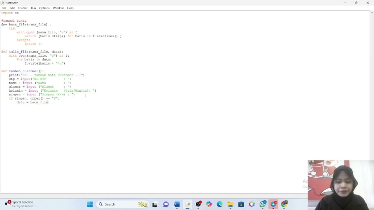 EAS | PEMROGRAMAN PERANGKAT LUNAK | FATIMATUS SHOLIHA 1462400052 - YouTube