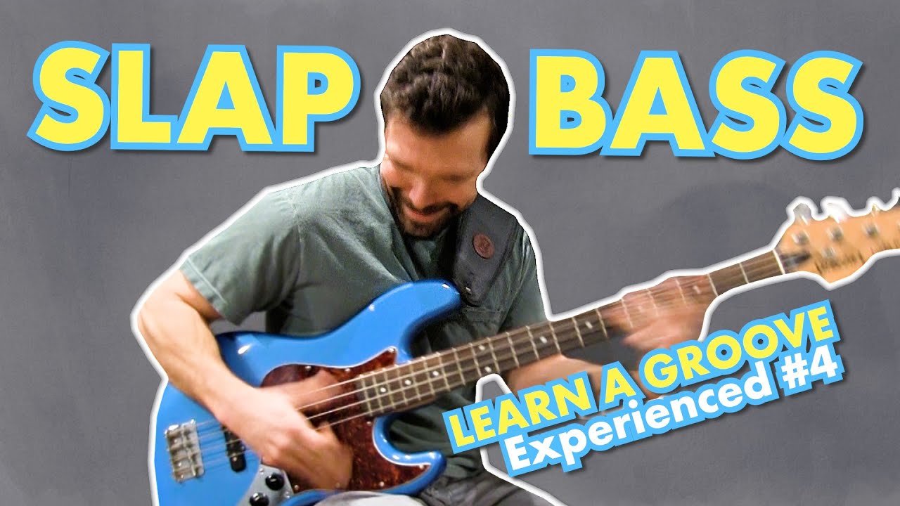 SLAP BASS LESSON: Experienced Groove #4 (with TAB) - YouTube