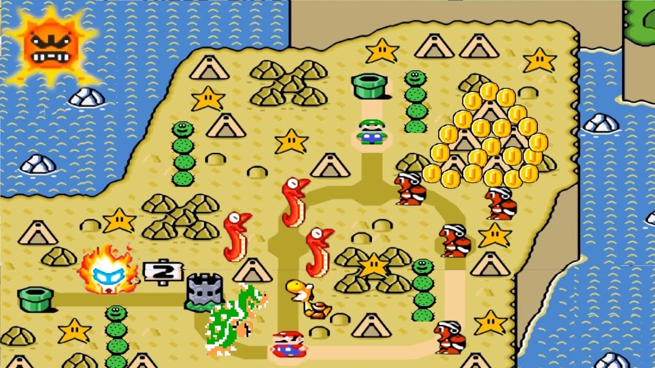 NEW Super Mario World HD: Amazing Mario Retro 100% WORLD 2: EXTREME ...