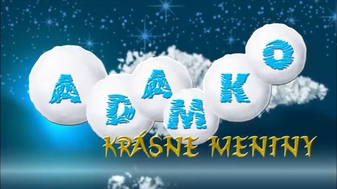 Meniny ADAM. 24. december. Blahoželanie k meninám. Všetko najlepšie k ...