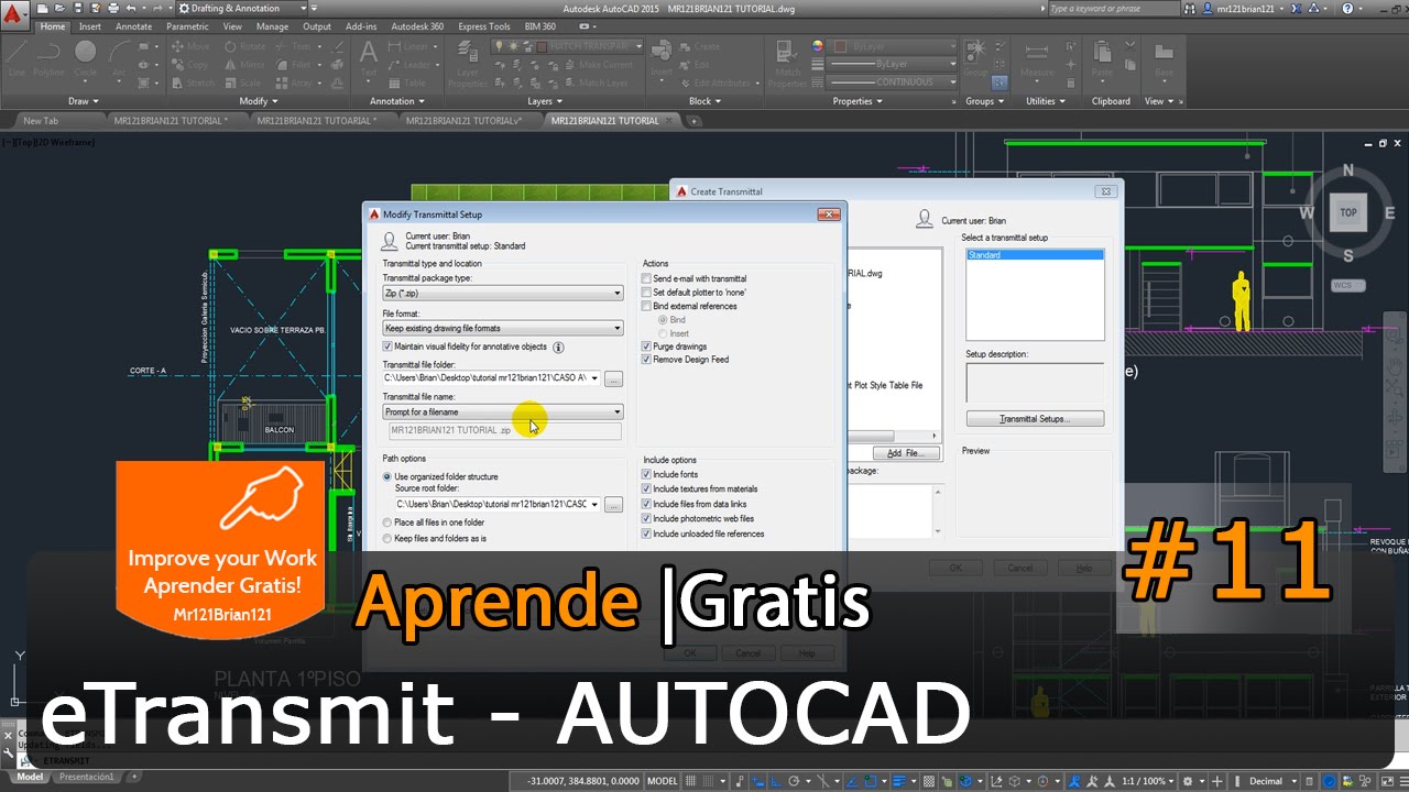 AutoCAD 2015 Tutorial Basico Starter 11 / Etransmit exportar ...