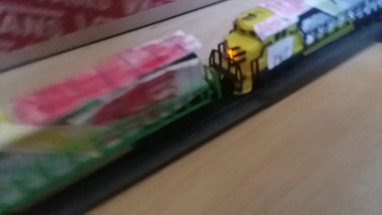 Runaway train Crash a car AWVR - YouTube