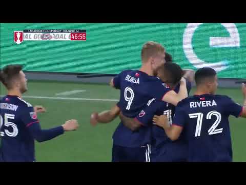 Adam Buksa gole New England - Cincinatti 5-1 US Open Cup 12.05.2022