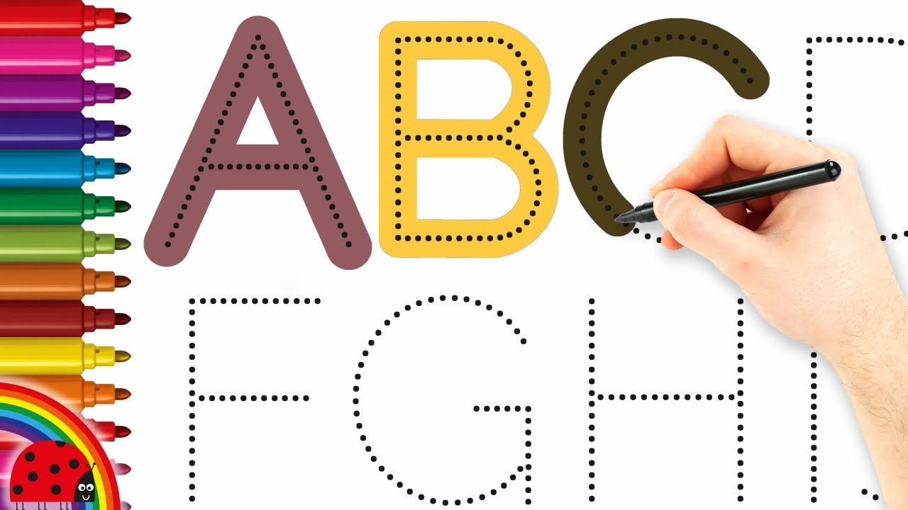 Learn the Letters of the English Alphabet from A to Z - YouTube