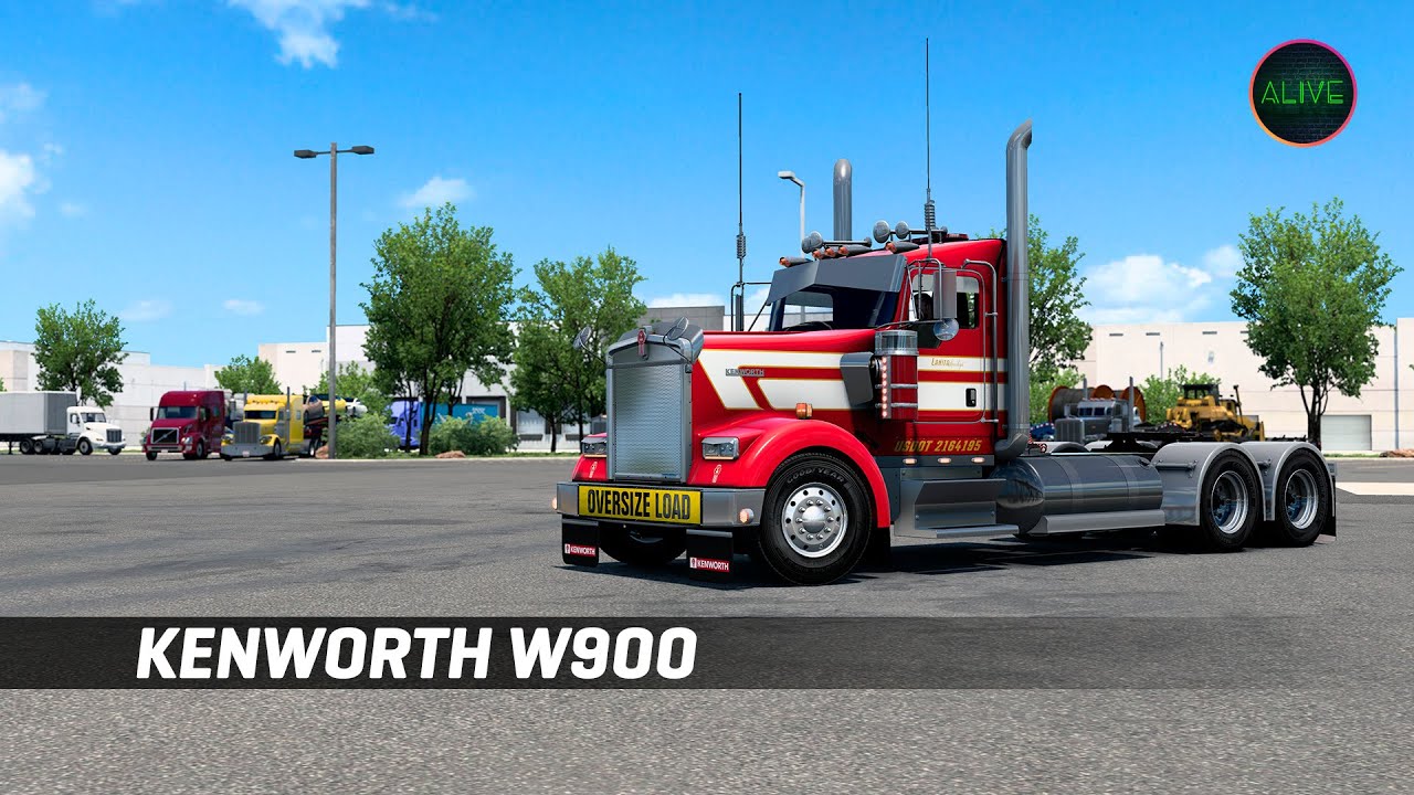 [ATS 1.40] ОБЗОР KENWORTH W900 by jon-ruda - YouTube