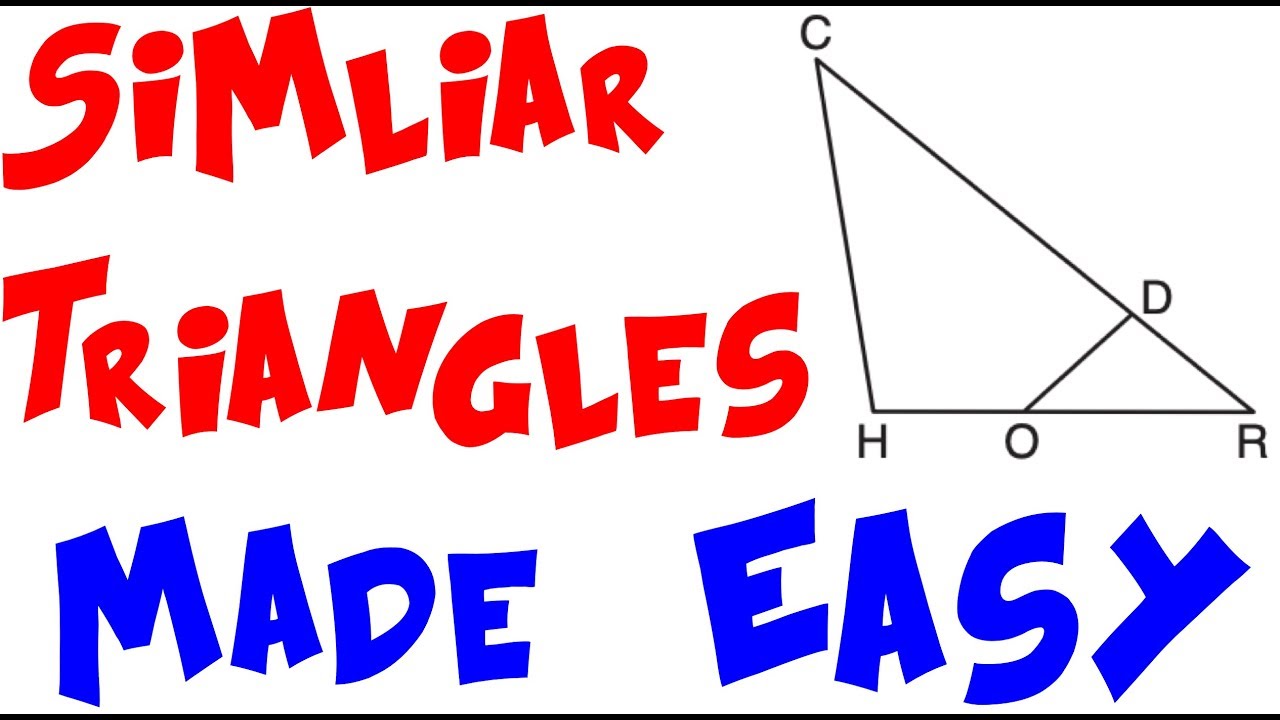 Similar Triangles Made EASY! - YouTube