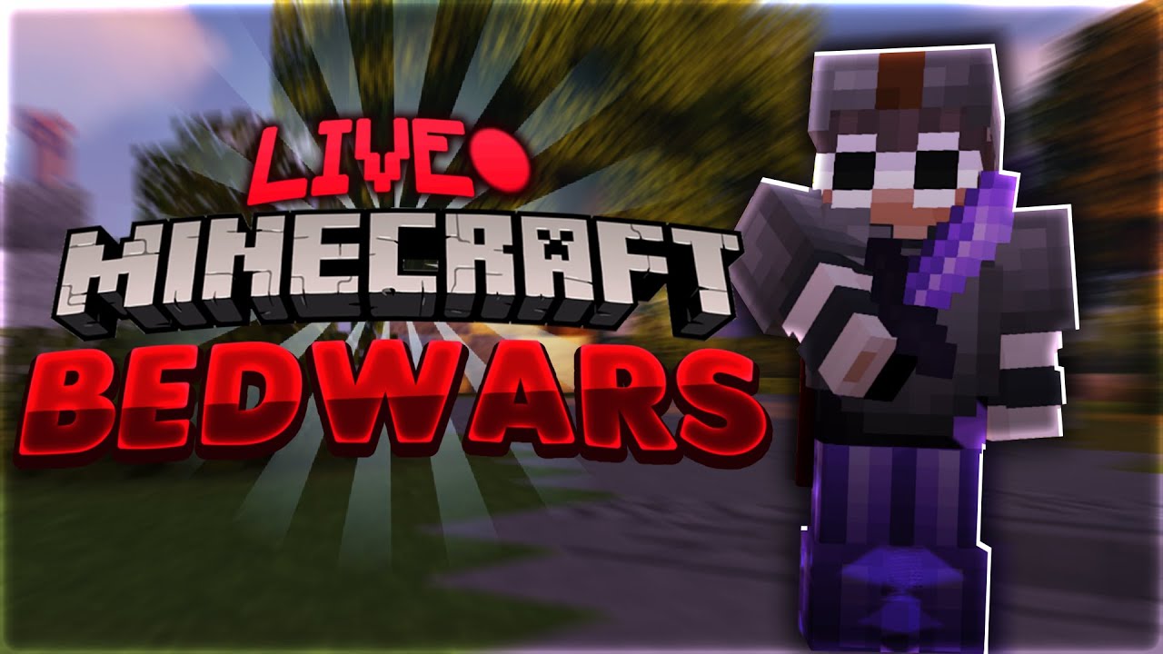 🔴 MINECRAFT BEDWARS LIVE STREAM | PLAYING DURING A THUNDERSTORM! - YouTube