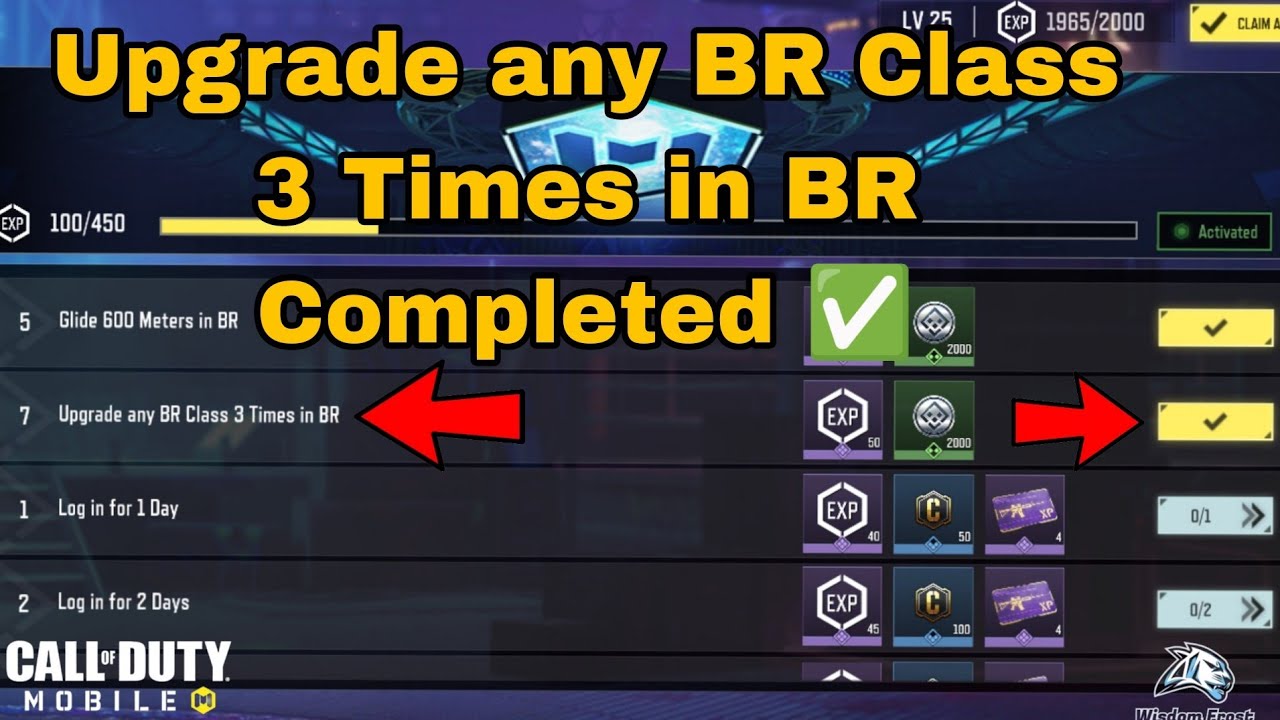 How to Upgrade any BR Class 3 Times in BR Cod Mobile 2024 - YouTube