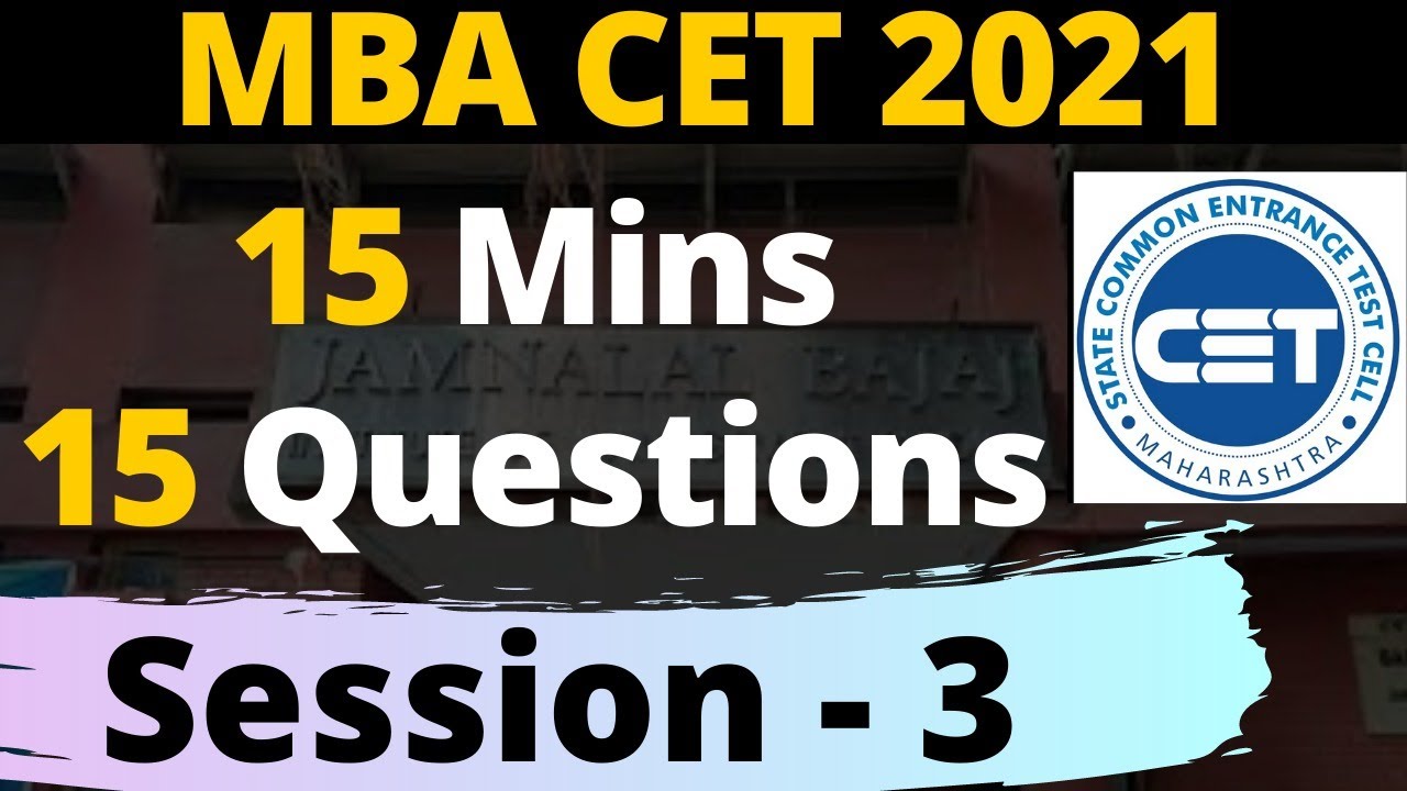CET Quant Questions - For MBA CET Exam | Practice Class [10 PM The L4E ...