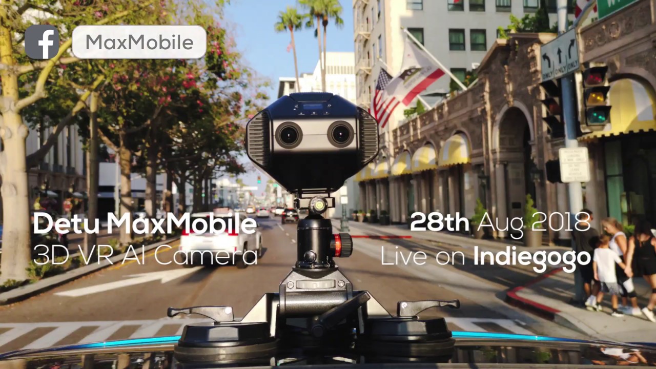 Detu MaxMobile 3D 360 VR camera is live on Indiegogo from 28th Aug ...
