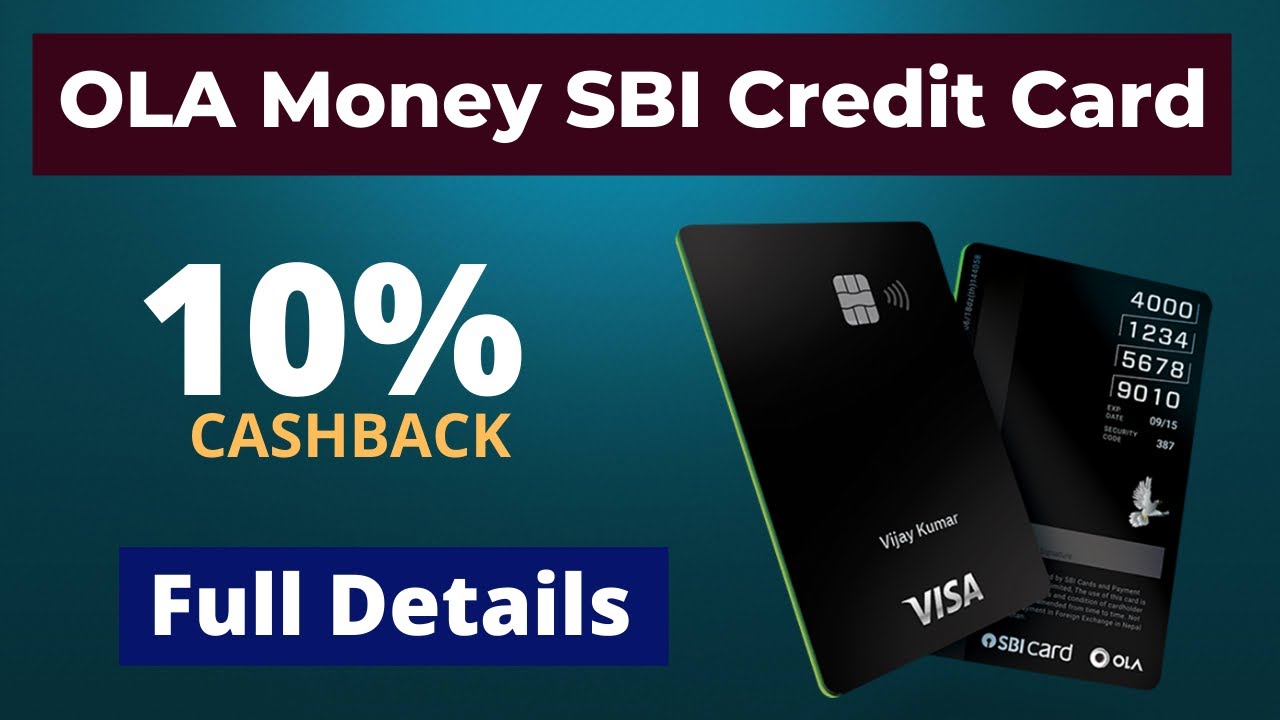 OLA Money SBI Credit Card Features, Eligibility, Charges Full Details ...