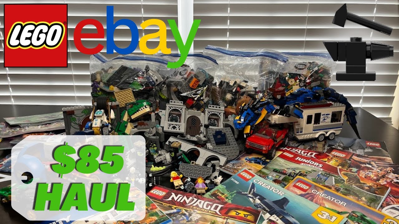 LEGO EBAY HAUL for $85! Hidden Side Castle, Ninjago Dragons, Jurassic ...