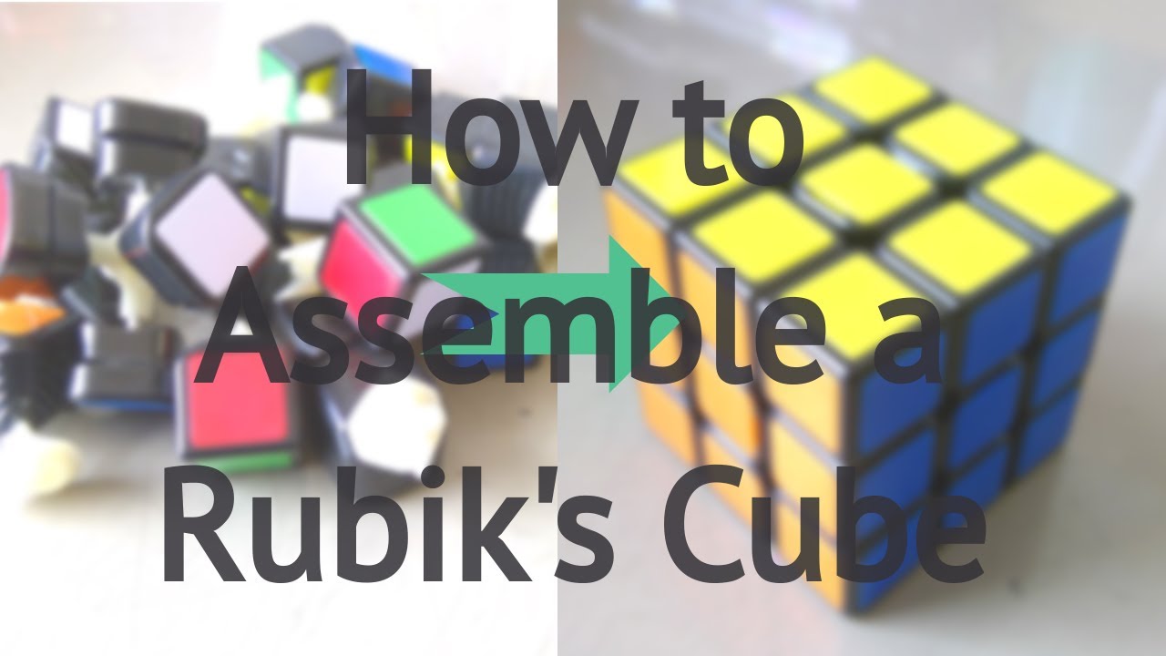 How to assemble a cube - YouTube