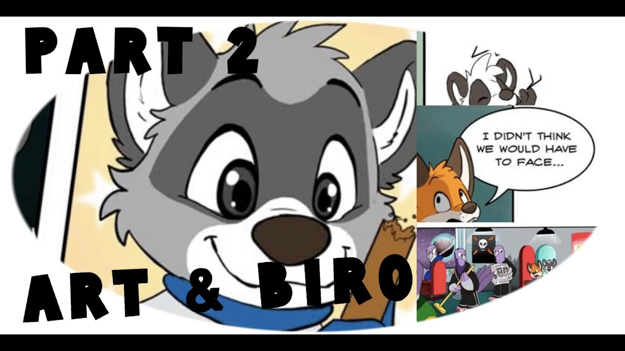 (Paco panda) Art & Biro comic dub part 2 pages 9-13 - YouTube