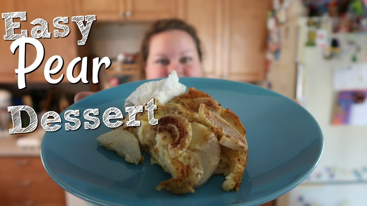 What's Cookin' Wednesday || Pear Custard Pie - YouTube