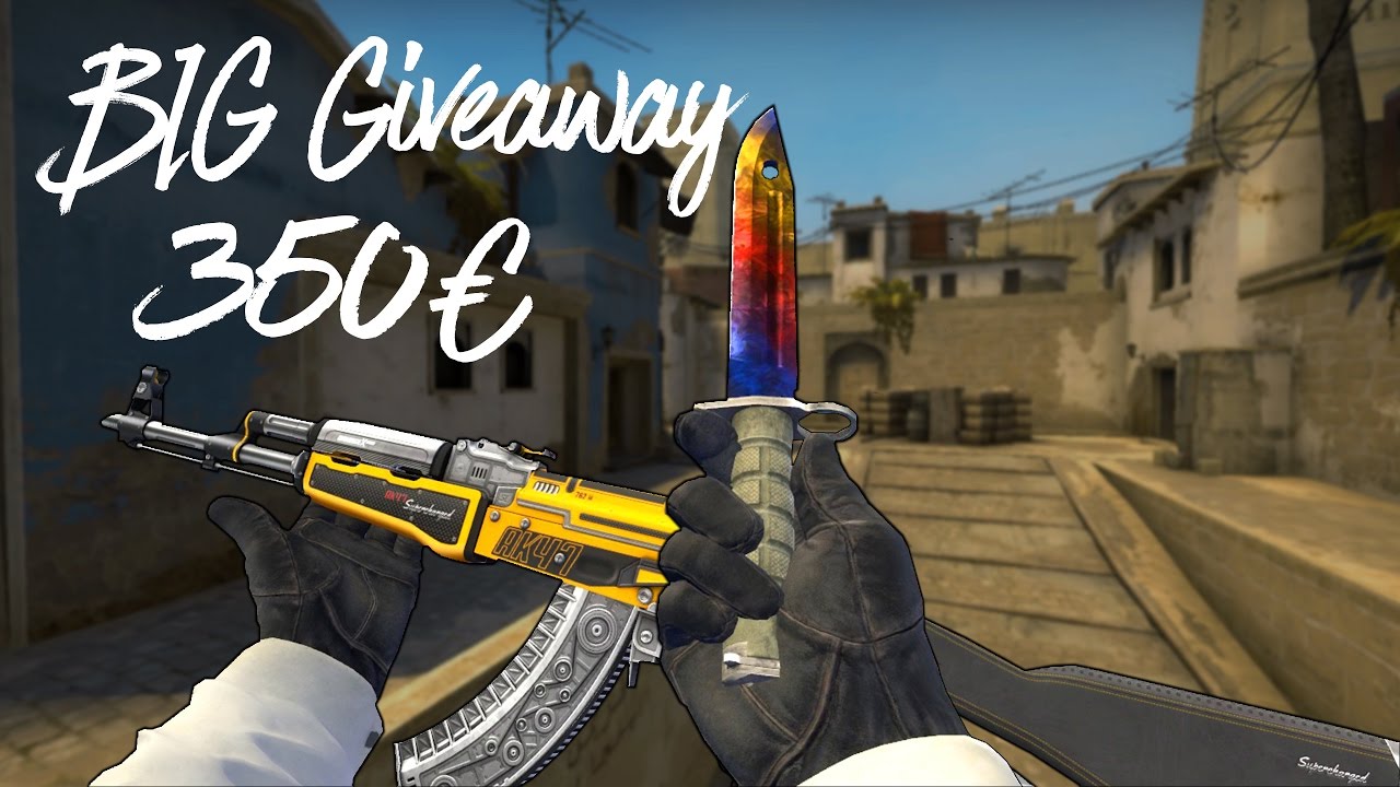 CSGO BIG GIVEAWAY (350€) [CLOSED] - YouTube