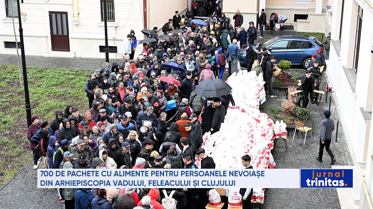 700 de pachete cu alimente pentru persoanele nevoiașe din Arhiepiscopia ...
