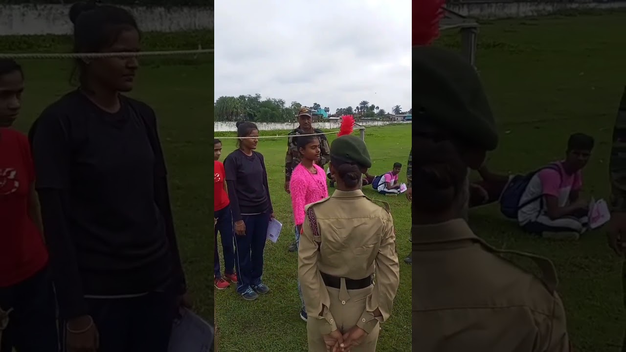 NCC physical test NCC girls hight measurements 155cm #ncc #ncc_army # ...