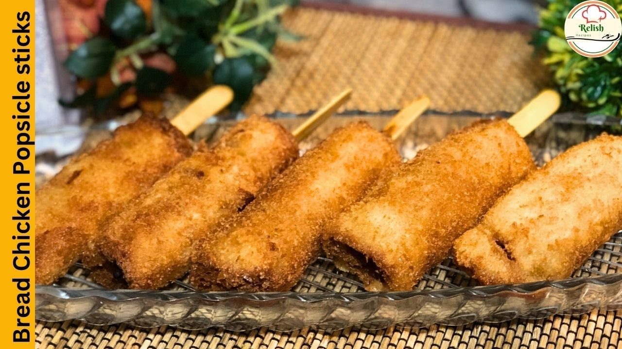 How To Make Bread Chicken Popsicle Stick At Home | Ramadan Recipes for ...