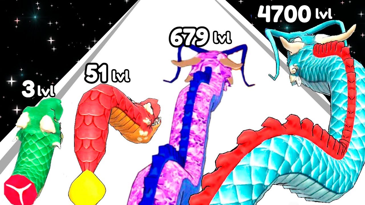 Dragon Evolution Run - Level Up Evolution Max level Gameplay - YouTube