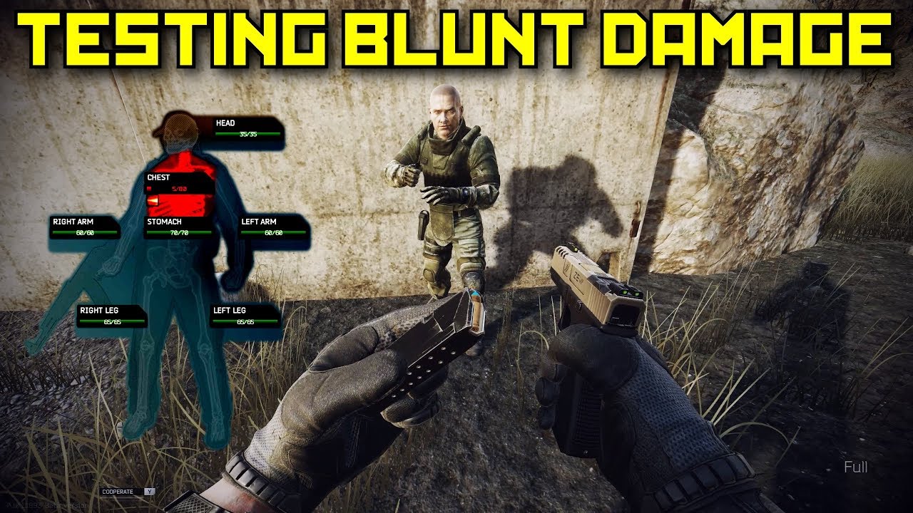 Testing New Blunt Damage Effects - Escape From Tarkov - YouTube