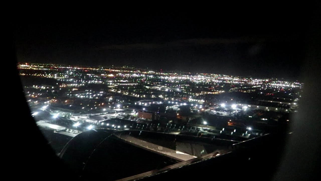 Air Canada A321 Gorgeous Night Landing in Toronto Pearson - YouTube
