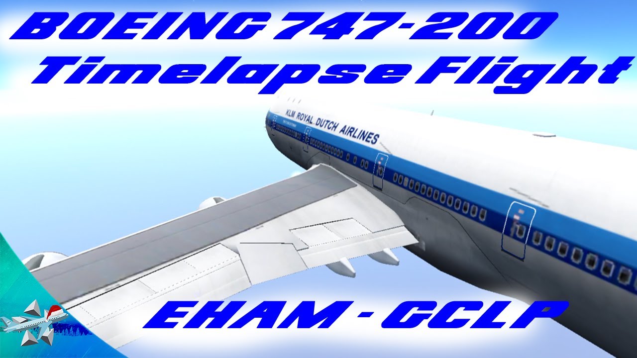 Infinite Flight - Boeing 747-200 KLM Timelapse Flight | Schiphol to ...
