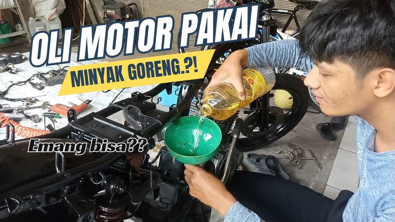 Flushing mesin motor pakai migor - Honda Tiger Revo - YouTube