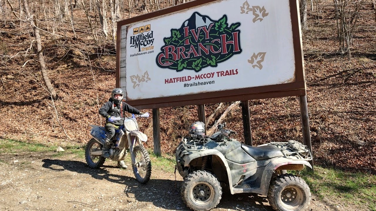 Ivy branch and Cabwaylingo. Hatfield McCoy trails. Day 2. March 2023 ...