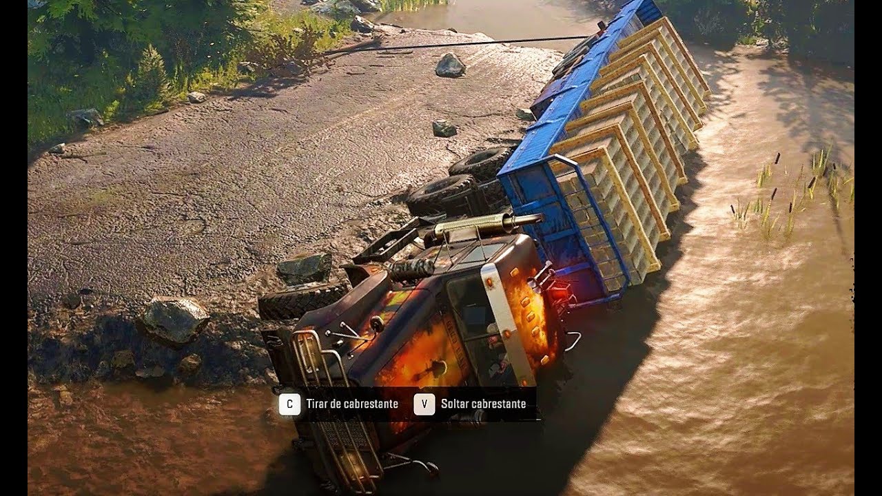 SNOWRUNNER : DUNCAN BAY #4 PUENTE NORTE DE LA CIUDAD - YouTube