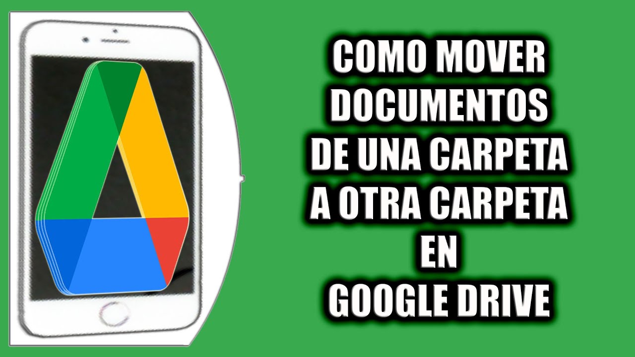 Cómo mover documentos de una carpeta a otra carpeta en Google Drive - YouTube