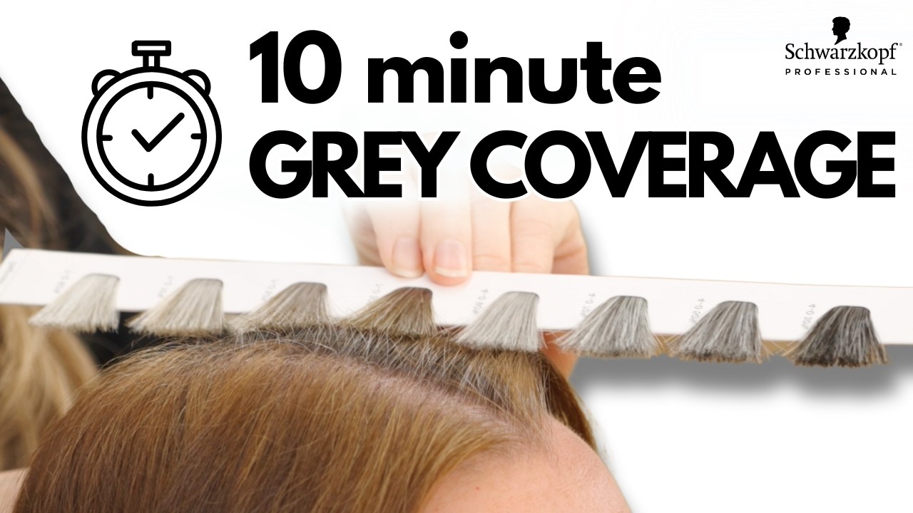 Grey Coverage in 10 Minutes?! Here’s How Using IGORA COLOR 10 - YouTube