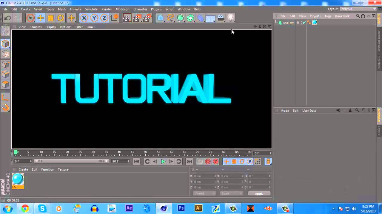 Cinema 4D Tutorial | How To Use Thrausi - YouTube