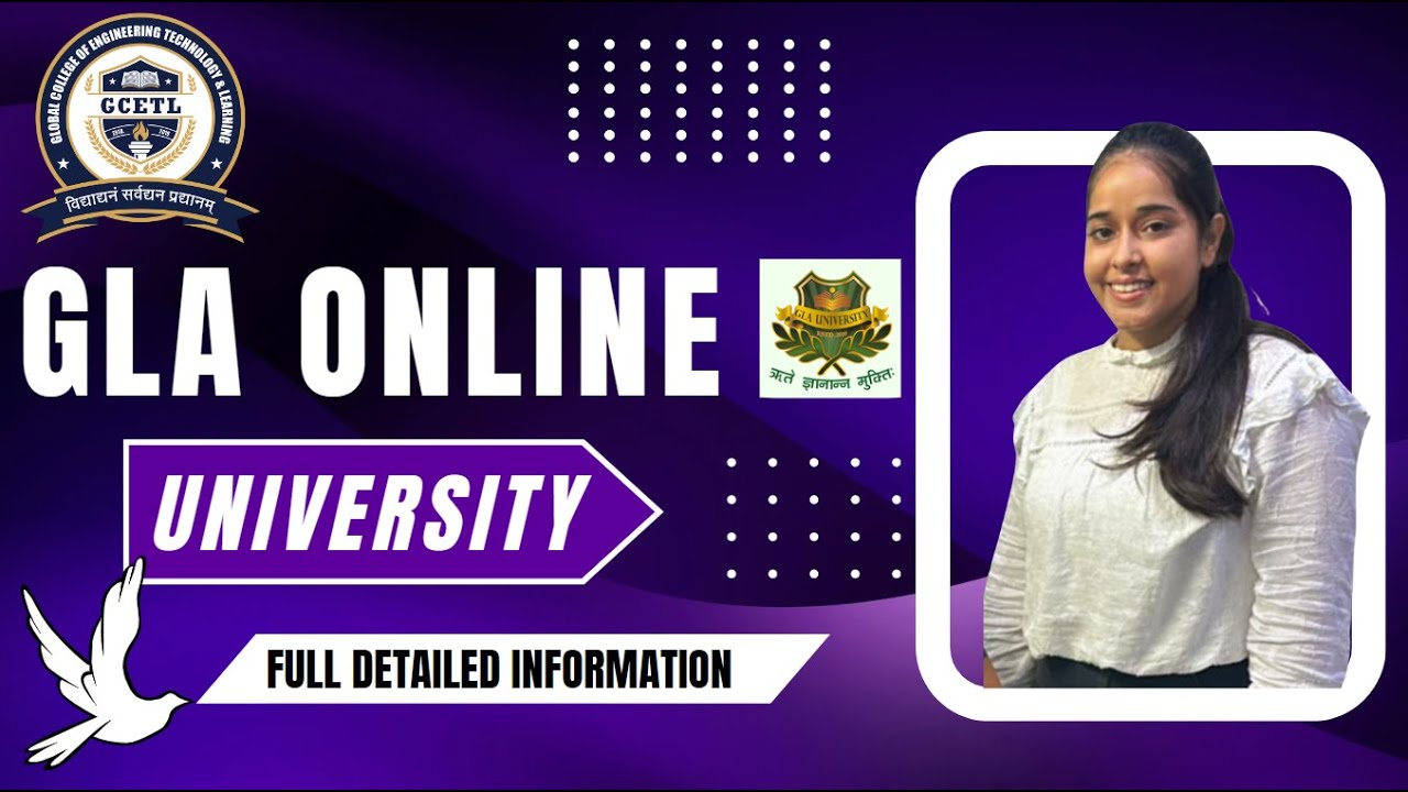 GLA University Online Education - YouTube