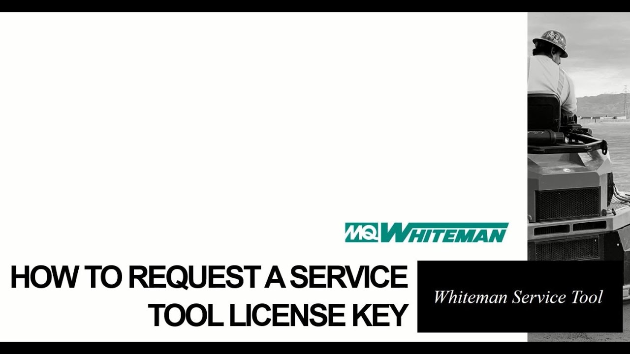 How To Request A Service Tool License Key - YouTube