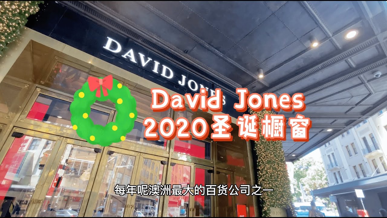 【圣诞Vlog】David Jones 2020 圣诞橱窗 - YouTube